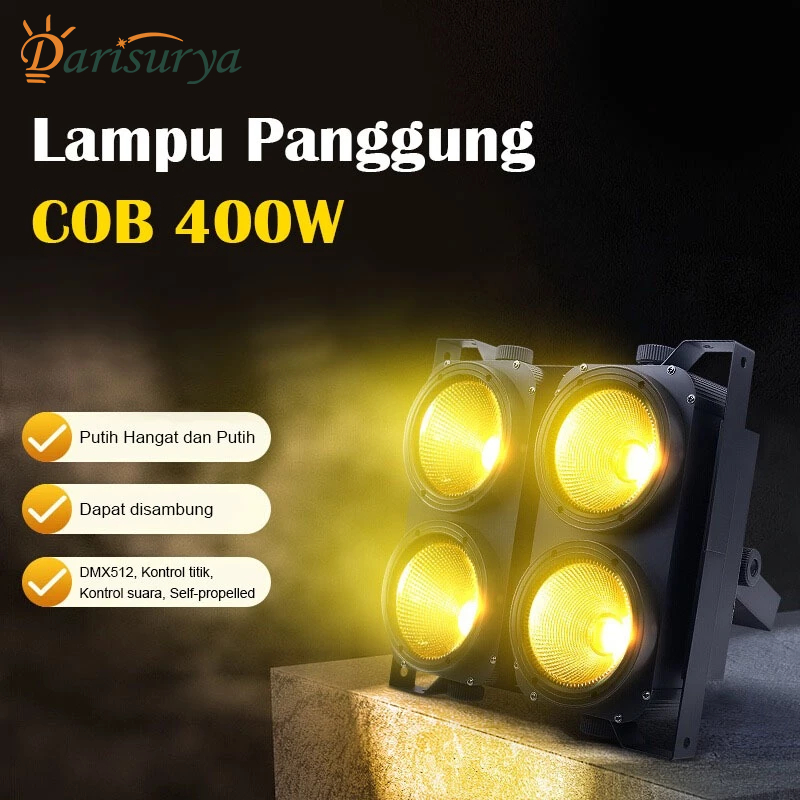 Jual Lampu Mini Brute 4 Mata 400W Yang Warm White and White Lampu ...