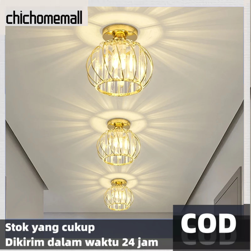 Jual Lampu Gantung Lampu Plafon Gantung Kristal Minimalis Lampu Kristal ...
