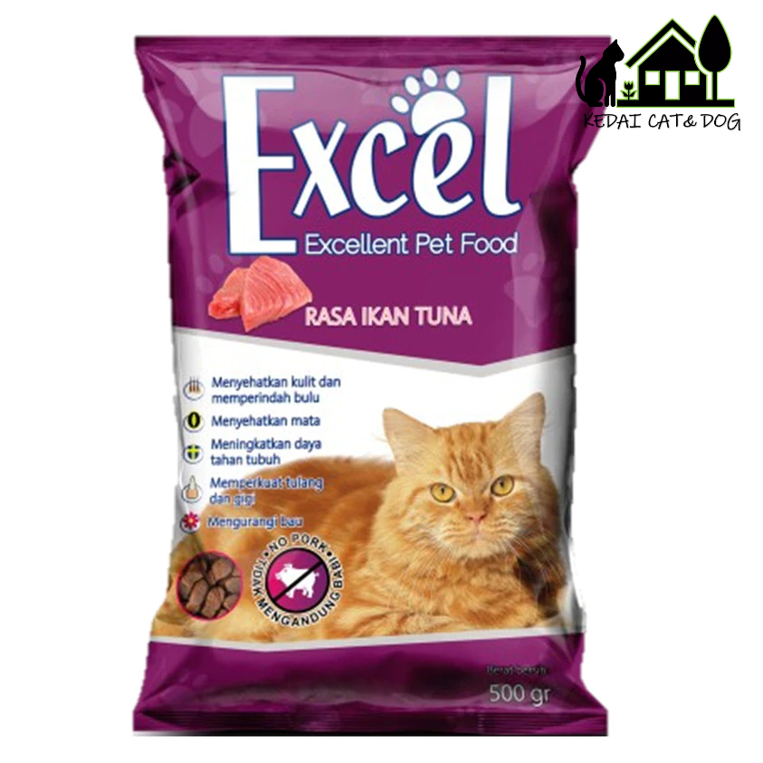 Jual Excel Cat Food Ikan 500 Gram Paket 5 Pcs Freshpack | Shopee Indonesia
