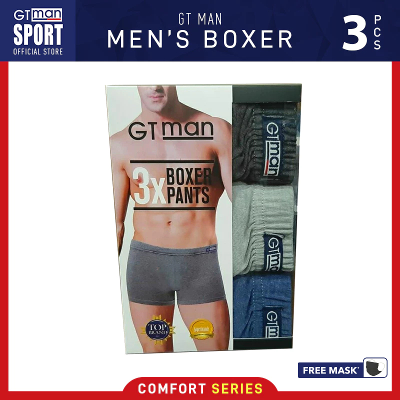 Jual Celana Dalam Pria GT MAN GMX-BX Isi 3 Pcs - Boxer Men Underwear ...