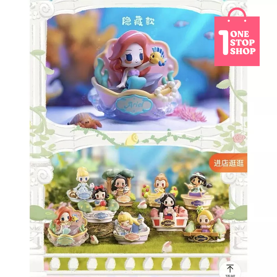 Jual 52 Toy Disney Princess Relax Holiday Blind Box Misteri Toy Figure ...