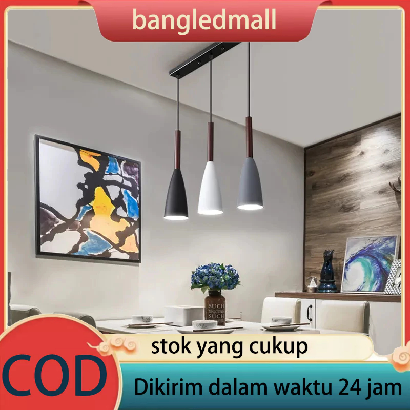 Jual Lampu Gantung Minimalis Lampu Gantung Dapur Lampu mini bar 3 in 1 ...