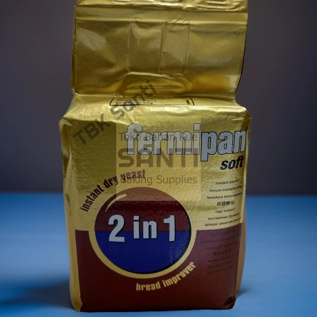 Jual Fermipan 2 in 1 | Ragi Instant Plus Bread Improver | 100 Gram ...