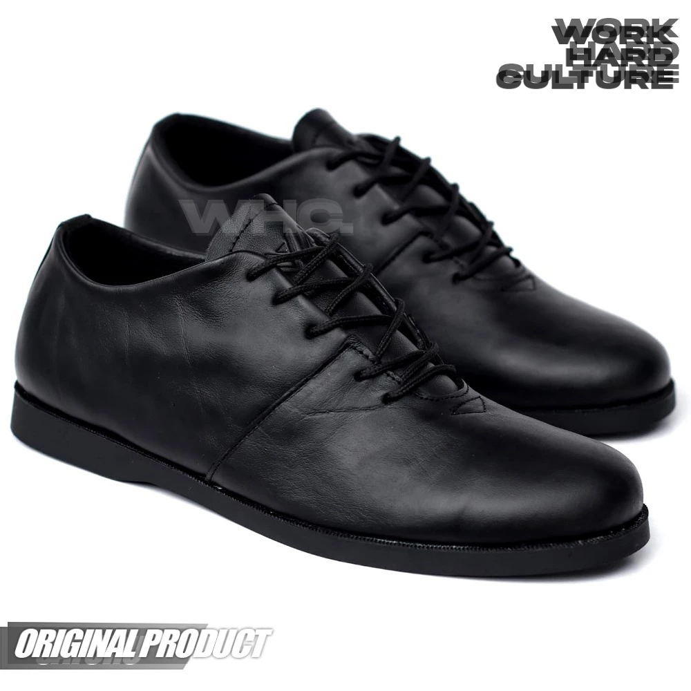 Jual Sepatu Formal Casual Hitam Kulit Asli Pria Kerja | Shopee Indonesia