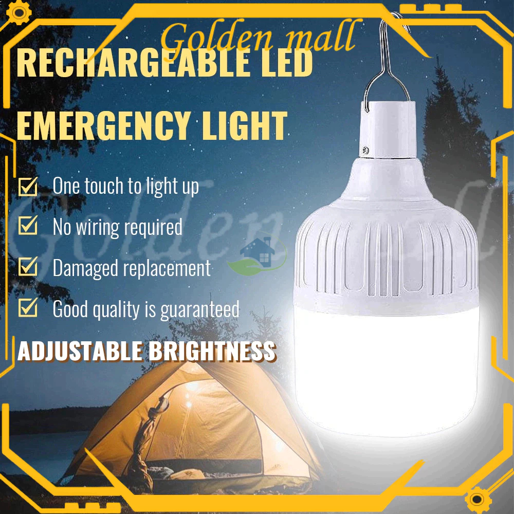 Jual COD Lampu Emergency Bulb LED 30W/50W/100W/150W Indoor Outdoor ...
