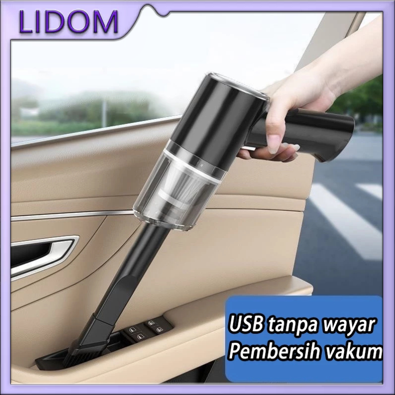Jual Vacum Cleaner Portable Mobil 2 IN 1 USB Pembersih Vakum Di Mobil ...