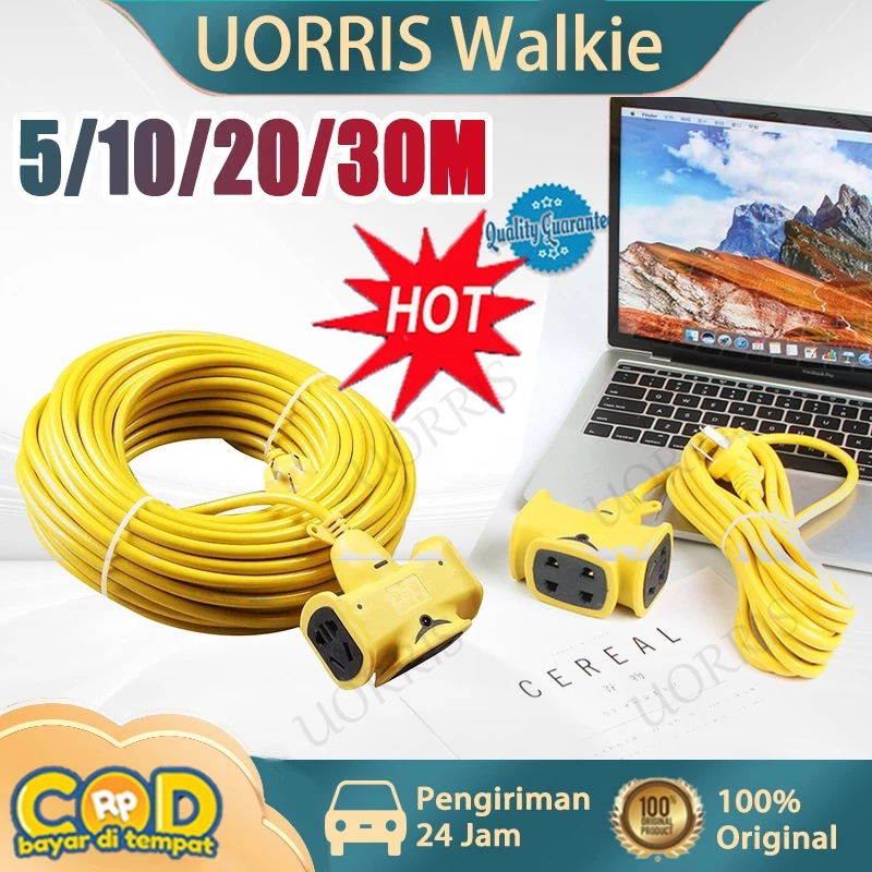 Jual Extension Cord Socket With Cable Extra-long Plug-in Strip 5/10/20 ...