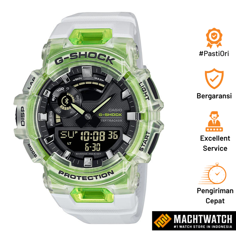 Jual Jam Tangan Pria Casio G-shock G-Squad GBA-900SM-7A9DR Vital Bright Black Digital Analog ...
