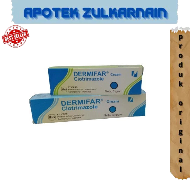 Jual DERMIFAR KRIM Clotrimazole cream | Shopee Indonesia