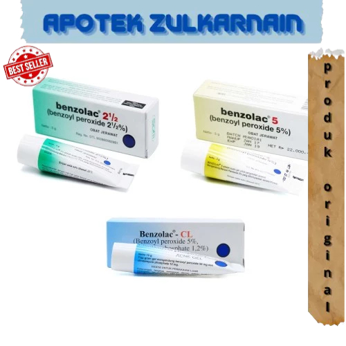 Jual Salep jerawat (akne vulgaris) BENZOLAC GEL 5 gram | Shopee Indonesia
