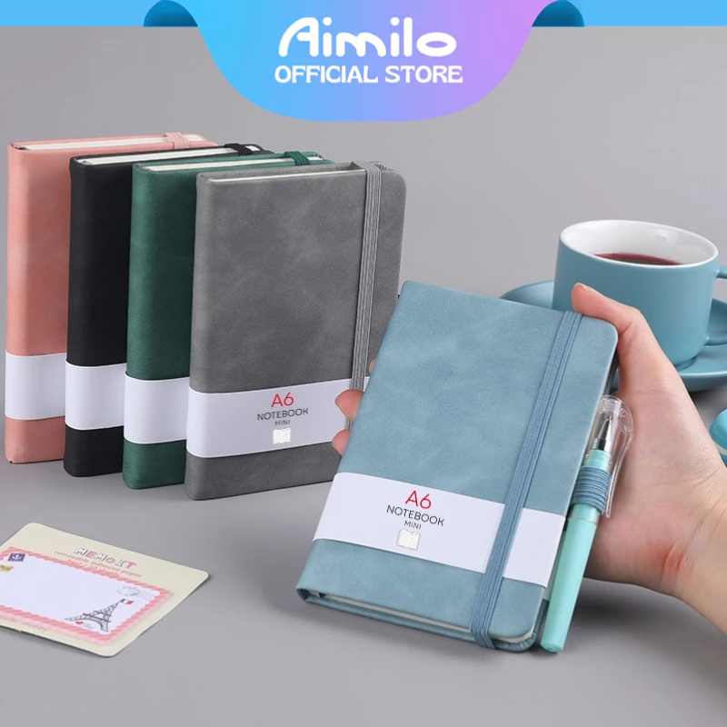Jual [READY] Aimilo Notebook A6/A5 Pocket Buku Diary Kecil Pertemuan ...