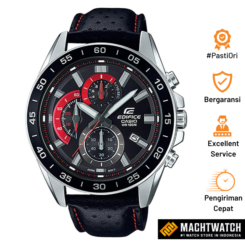 Jual Jam Tangan Pria Casio Edifice EFV-550L-1AVUDF Chronograph Men ...
