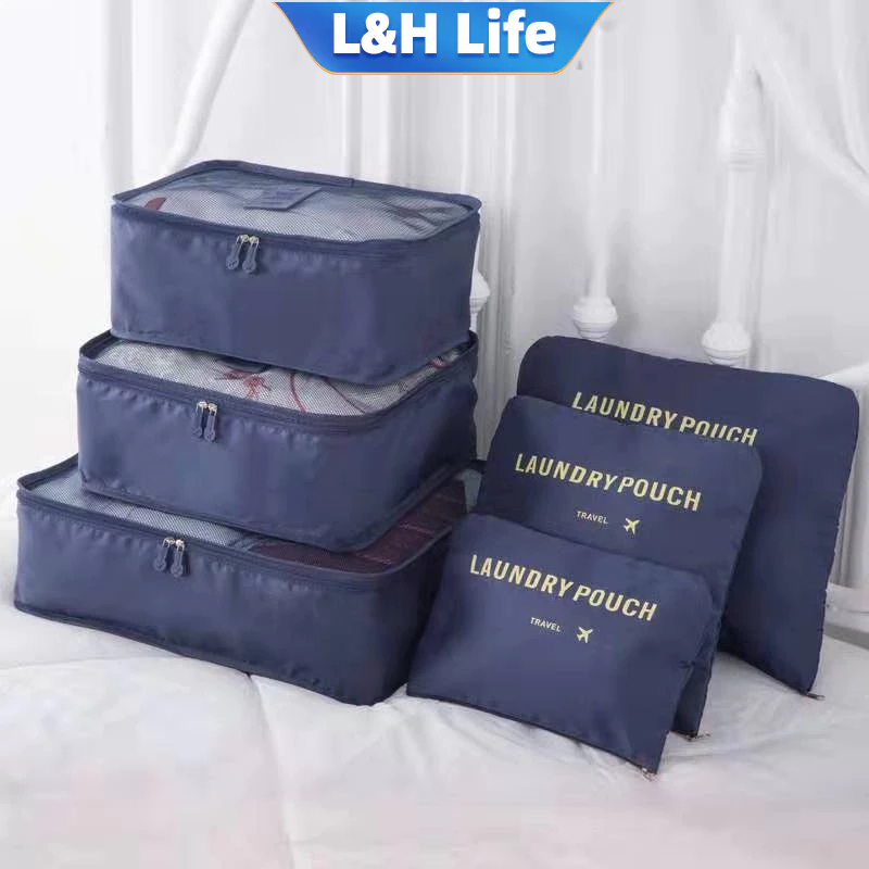 Jual Tas Travel Organizer 6 IN1 Travel Laundry Storage Tas penyimpanan ...