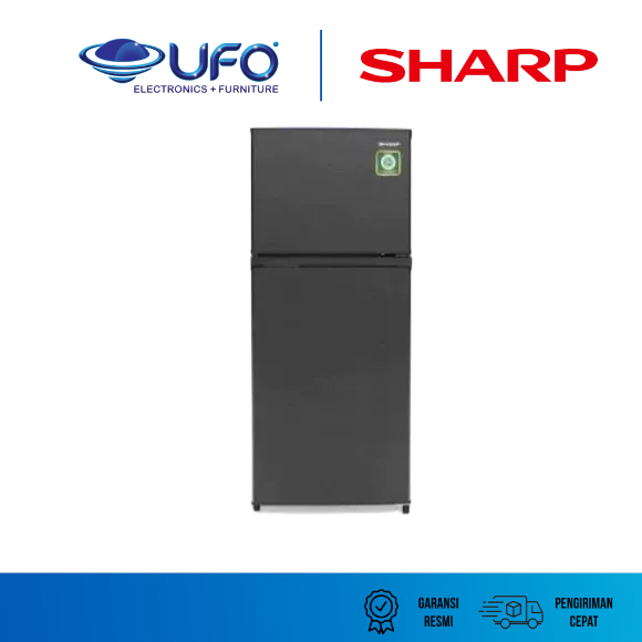 Jual Sharp Kulkas 2 Pintu Lemari Es Kapasitas 172L SJ195MNHS | Shopee ...