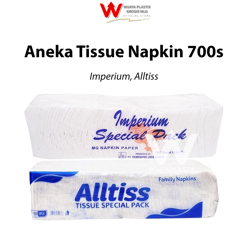 Jual [PROMO] Aneka Tissue ( NAPKIN ) 450 & 700 sheet [Imperium/Alltiss ...