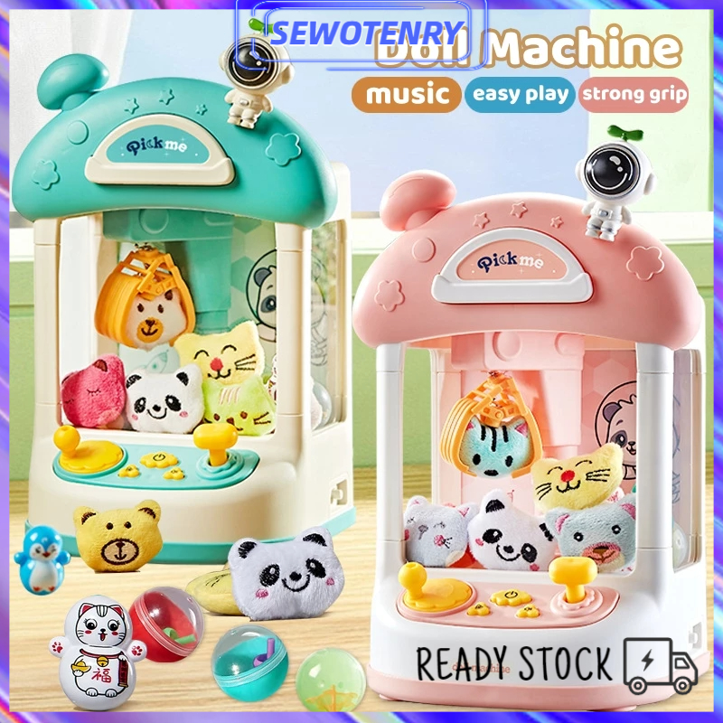 Jual 【COD】Doll Machine Spaceman Mainan Anak Claw Machine Kartun ...