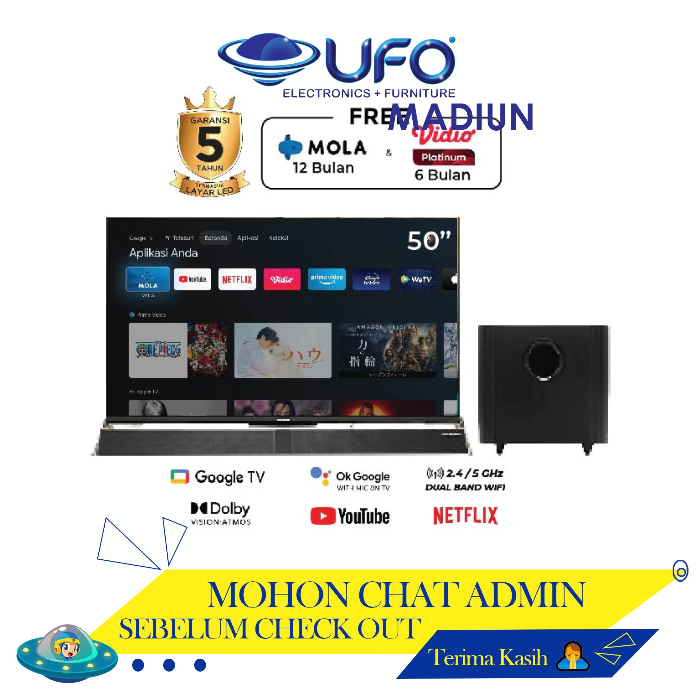 Jual Polytron 50 Inch TV 4K UHD Smart Cinemax Soundbar Google TV ... Jual Polytron 50 Inch TV 4K UHD Smart Cinemax Soundbar Google TV ...