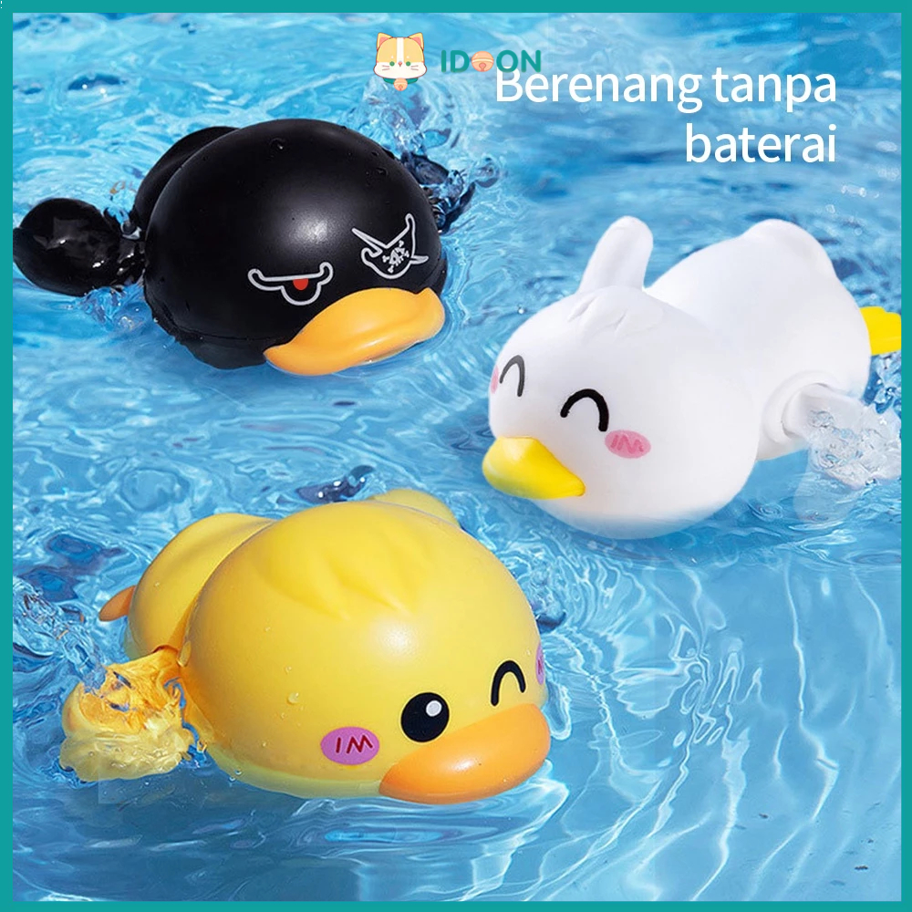 Jual IDOON Mainan mandi anak bayi bentuk bebek mainan air anak mandi ...