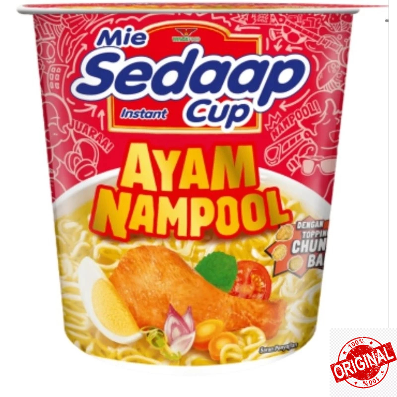 Jual MIE SEDAAP CUP AYAM NAMPOL** | Shopee Indonesia