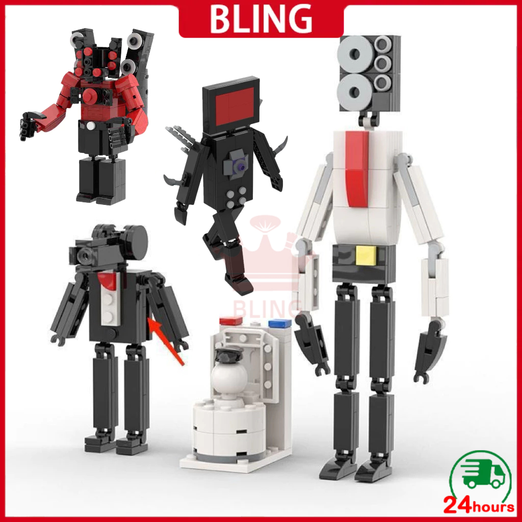 Jual 【COD】Toilet Action Figure Speakerman TV Man Monitor Man Model ...