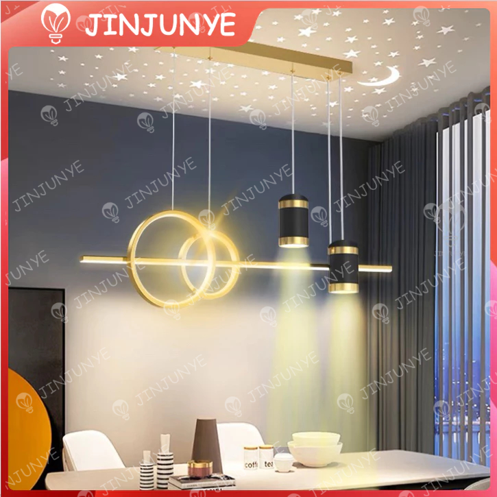 Jual Lampu Gantung Ruang Makan Minimalis lampu makan Lampu mini bar Lampu gantung Nordic Remote ...