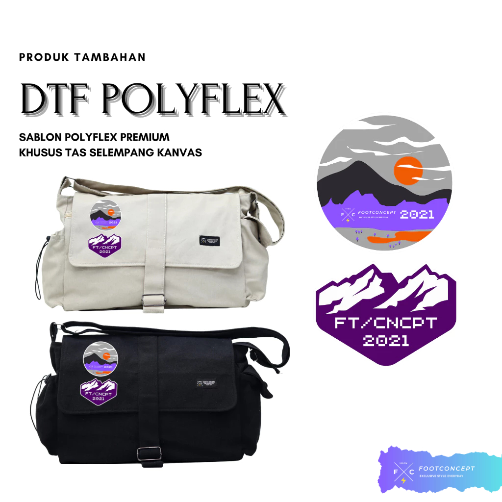Jual FOOTCONCEPT DTF Sablon Polyflex Premium Produk Tambahan Untuk Tas ...