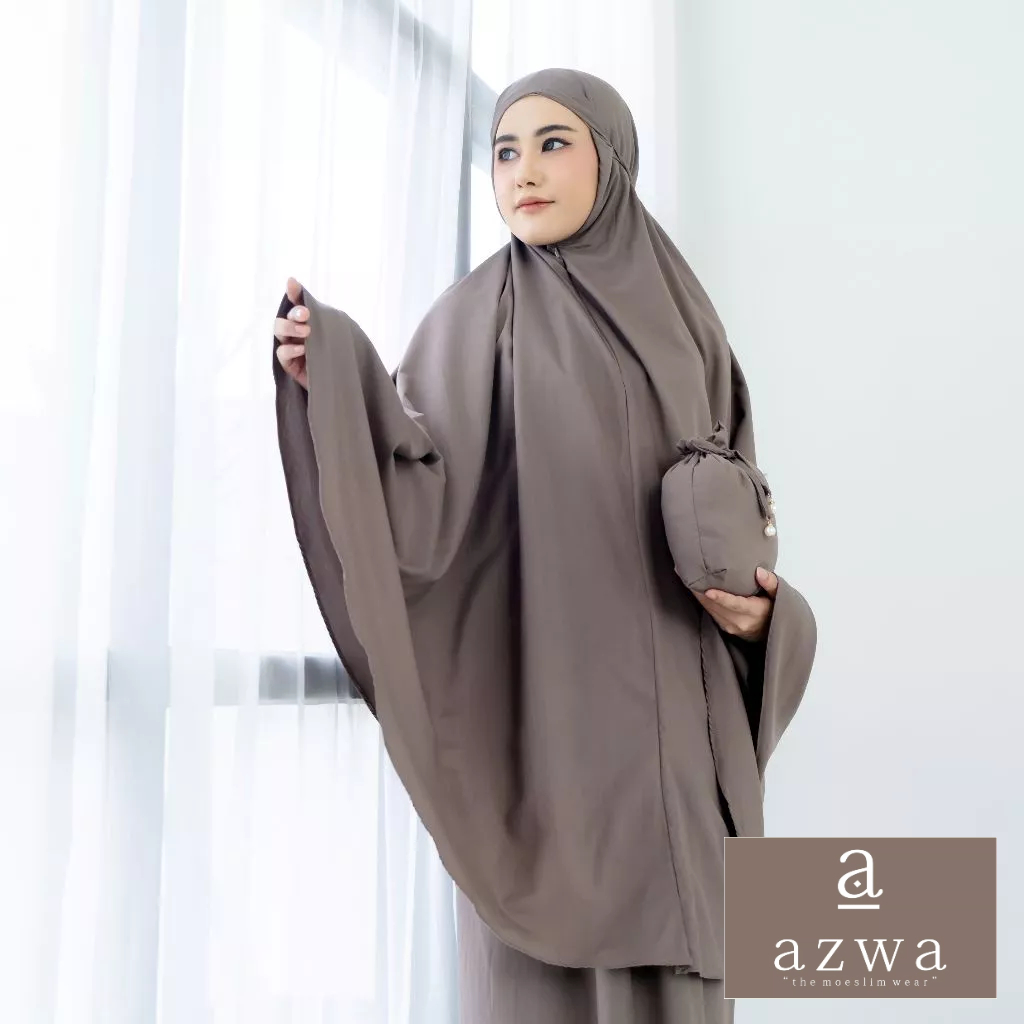 Jual FREE ONGKIR AZWA MUKENA DEWASA MUKENA TRAVELING MINI POUCH 2IN1 ...