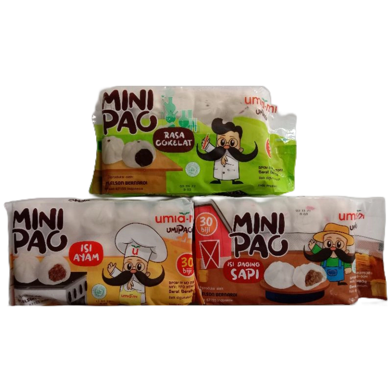 Jual Umiami Mini Pao isi 30 pcs I FROZEN FOOD CEMILAN HALAL | Shopee ...
