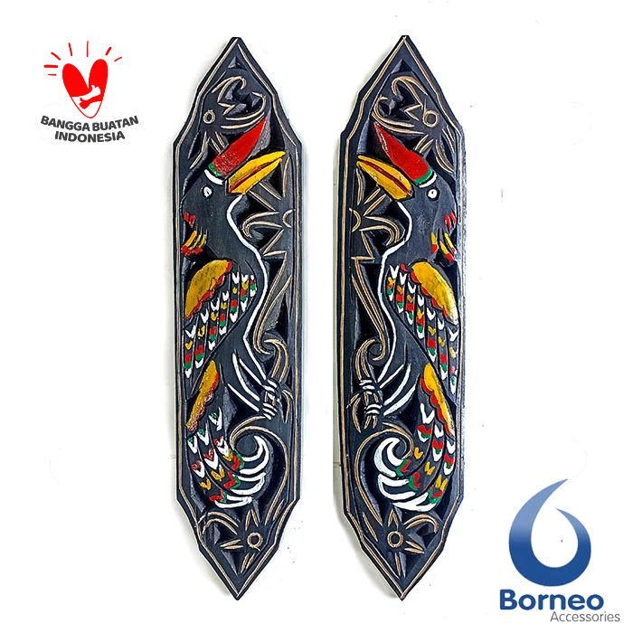 Jual Set Tameng Motif Burung Enggang Kalimantan (satu set isi 2pcs ...