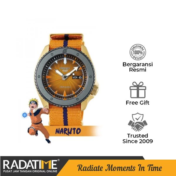Jual Jam Tangan Pria Sport Original Seiko 5 Sports Naruto Uzumaki ...