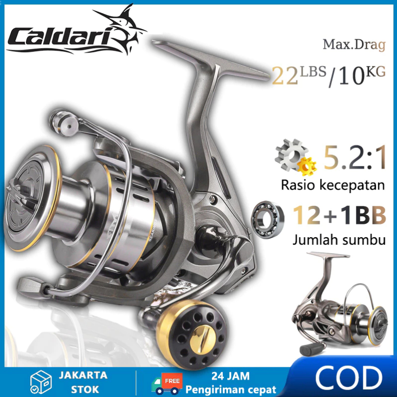 Jual Reel Pancing Asli besi 10kg Murah Handle Reel Pancing Laut Tarikan ...