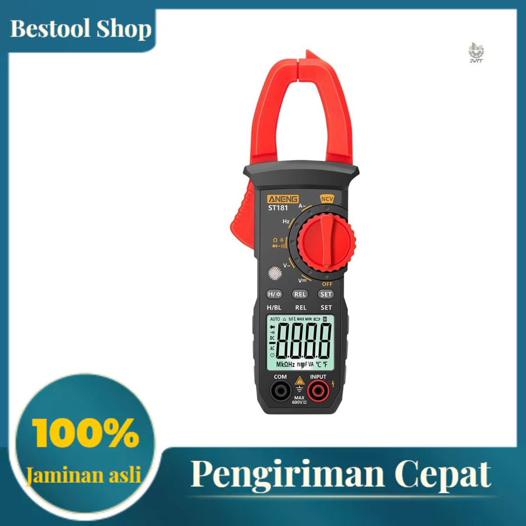 Jual ANENG ST181 Meteran Klem Arus AC Digital 4000 Hitungan, Multimeter ...