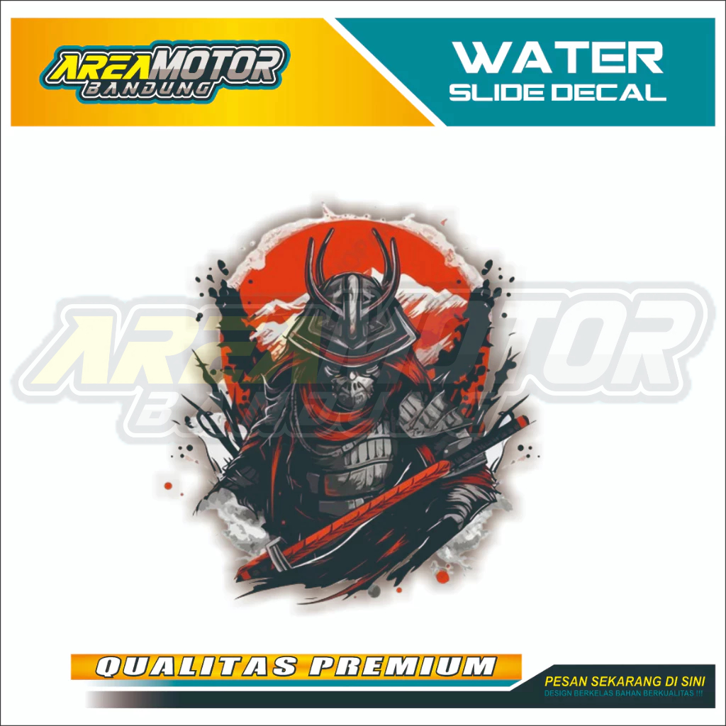 Jual TRANSPARAN WATER SLIDE DECAL NINJA ASSASIN/ TRANSPARAN WATER SLIDE ...