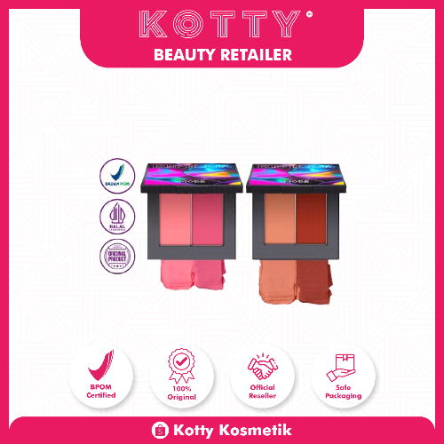 Jual Kotty Kosmetik - MAKE OVER Powerstay Suede Blush | Shopee Indonesia