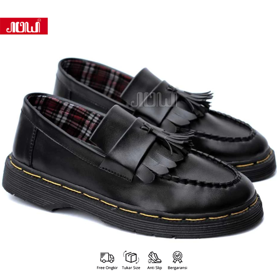 Jual JOW - Sepatu Loafers Docmart Pantofel Pria | Shopee Indonesia
