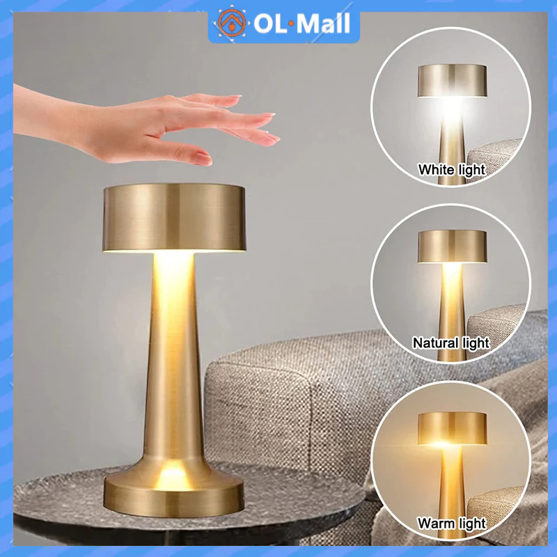 Jual Lampu Meja Portable LED Lampu Meja Aesthetic Lampu Estetik untuk ...