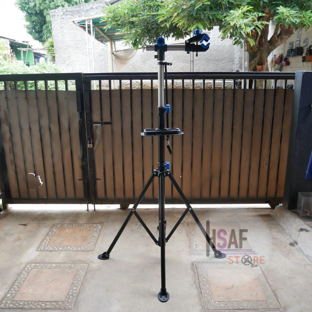 Jual Alat Perbaikan Sepeda Bike Repair Stand Foldable Hitam | Shopee ...