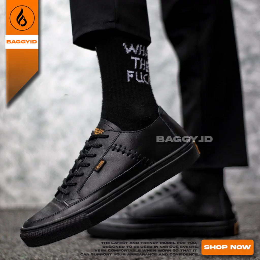 Jual BAGGY X DANTE Sepatu Casual Sneakers Kasual Polos Ori Pria Cowok kulit Asli Sepatu Kasual ...