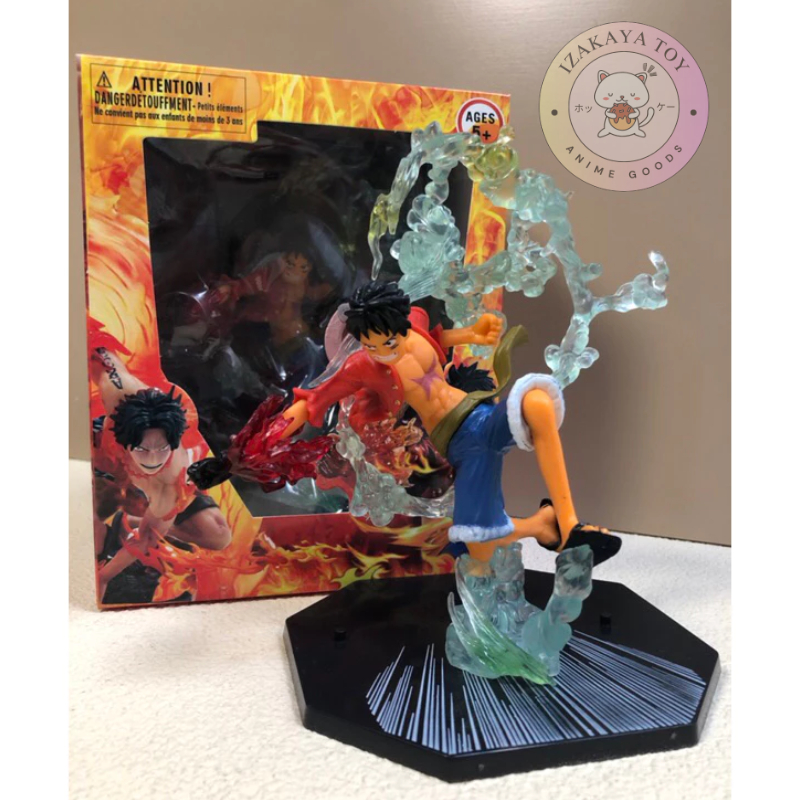 Jual Action Figure One Piece Luffy Zoro Sanji Ace - Pajangan Miniatur ...