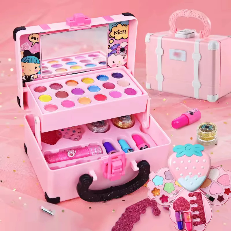 Jual Mainan Make up Mainan kosmetik Anak Set Mainan Kecantikan Make Up ...