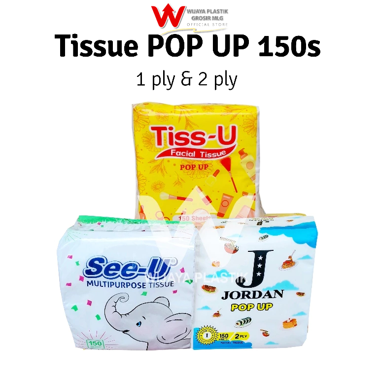 Jual [PROMO] Aneka Tissue ( POP UP ) 150 Sheet [Tiss-U/See-U/Jordan ...