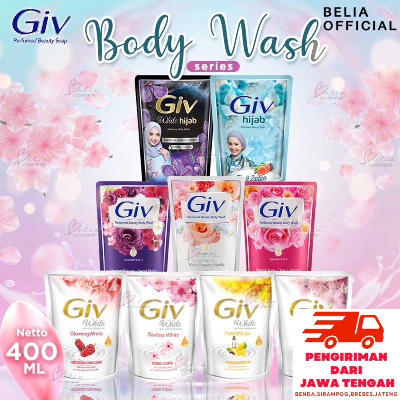 Jual GIV Sabun Mandi Cair Refill 400ml | Shopee Indonesia