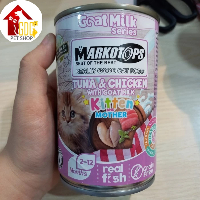 Jual (24 Kaleng) Markotops Kaleng Kitten Tuna & Chicken 400 Gram ...