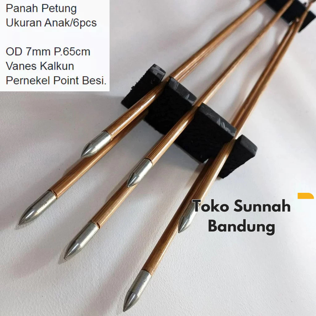 Jual 6pcs Anak panah Bambu Petung Premium ukuran anak panjang 65cm ...
