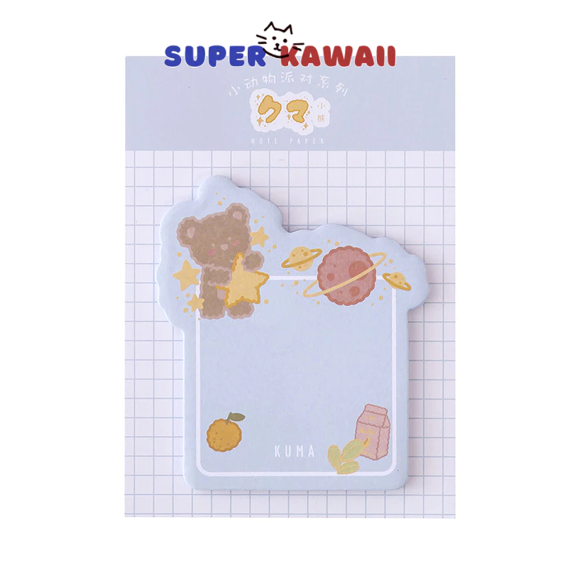 Jual Super Kawaii - [SK71] Sticky Notes bentuk karakter kartun lucu ...