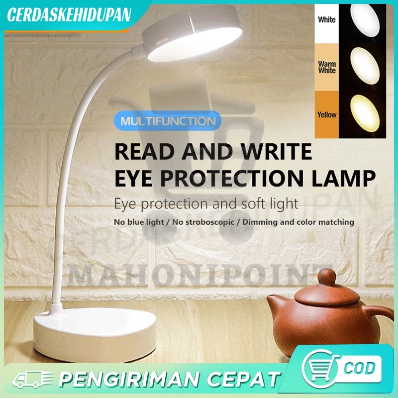 Jual Lampu Belajar Lampu Meja Lampu LED Lampu Kantor Lampu Sensor High ...