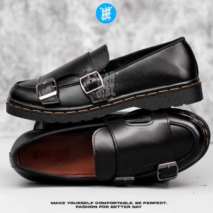 Jual HYG - STEVI Sepatu Loafers Docmart Wanita /Slip On Loafers ...