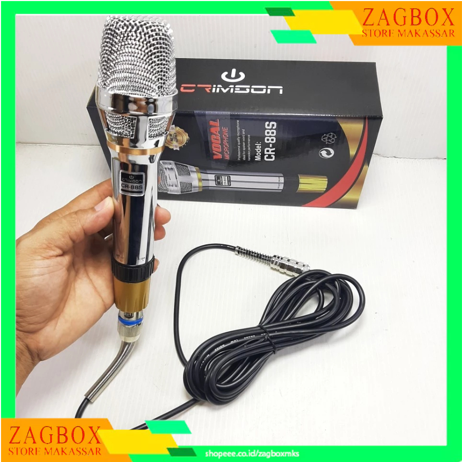 Jual MIC KABEL CRIMSON CR-88S Dynamic Microphone | Shopee Indonesia
