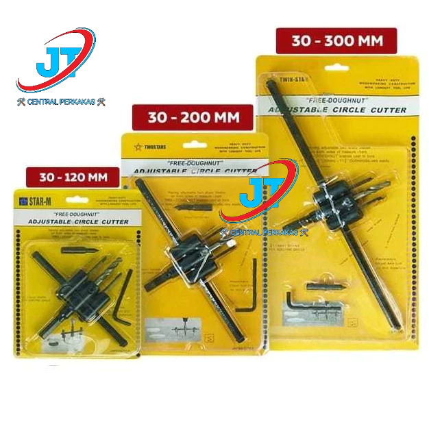 Jual Mata Bor Jangka Kayu / Adjustable Circle Hole Saw Cutter / Cutter ...
