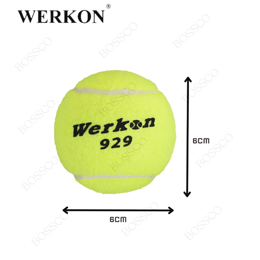Jual Werkon Tennis Ball / Bola Tenis isi 3 / Bola Kasti B-190 | Shopee ...
